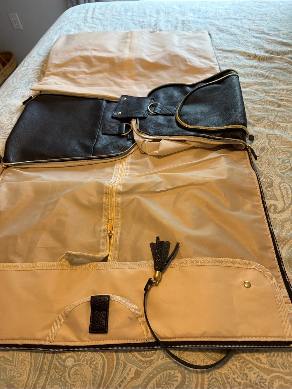 Luhxe | Bags | Luhxe Black Leather Weekender Bag Classic Travel Duffel ...